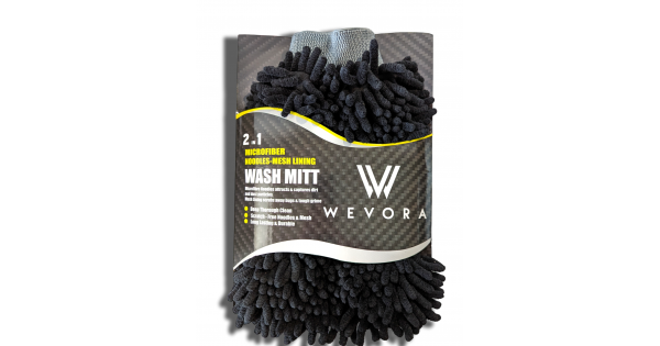 Wevora Γάντι Πλυσίματος Για Αμάξωμα 2 σε 1 Noodles - Mesh Lining WR-015